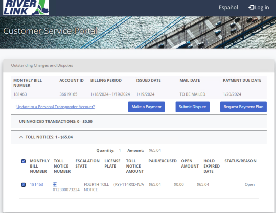 How to Pay Your Toll Bill